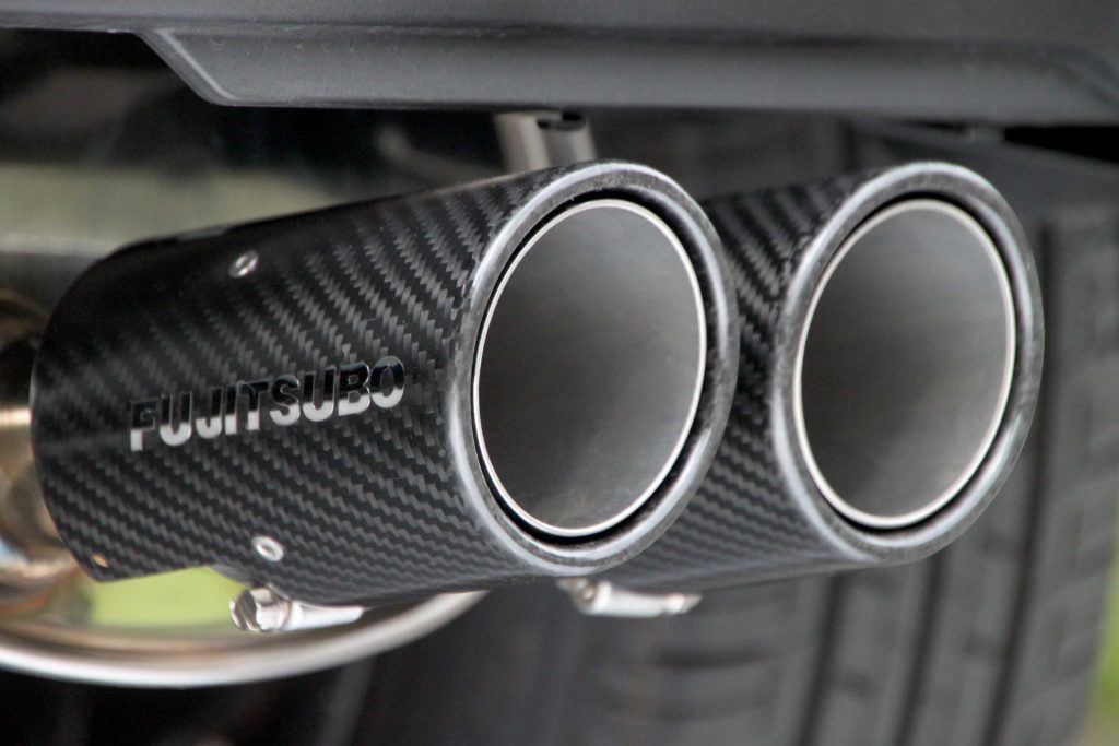 FUJISUBO Authorized S Stainless + Carbon Exhaust for Yaris | Japan Car ...