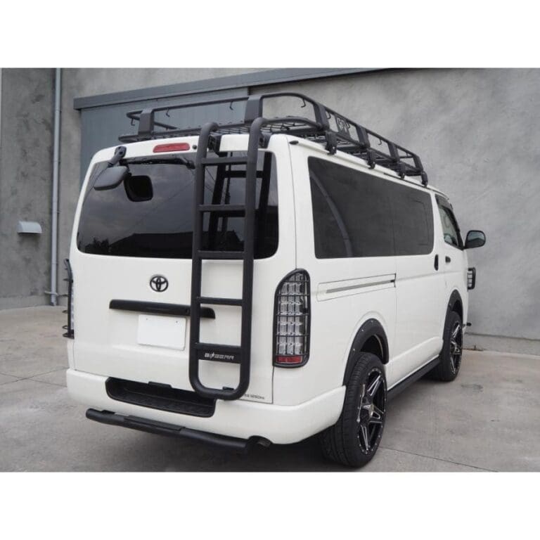 GI ★ GEAR Hulk Off-Road Rear Ladder for Toyota Hiace Narrow | Japan Car ...