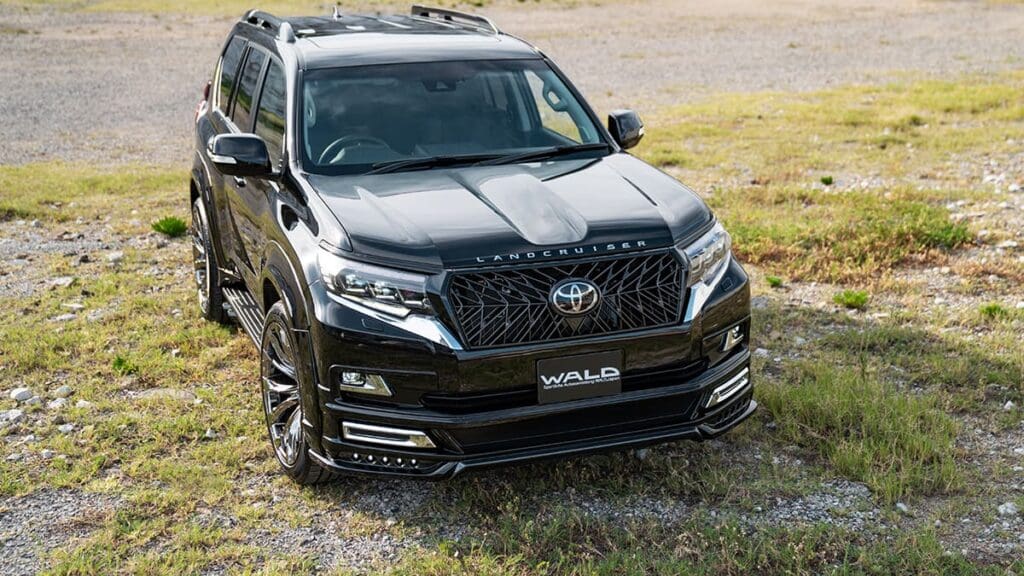 WALD Sports Line BLACK BISON Body Kit White for Prado 2017~ | Japan Car ...