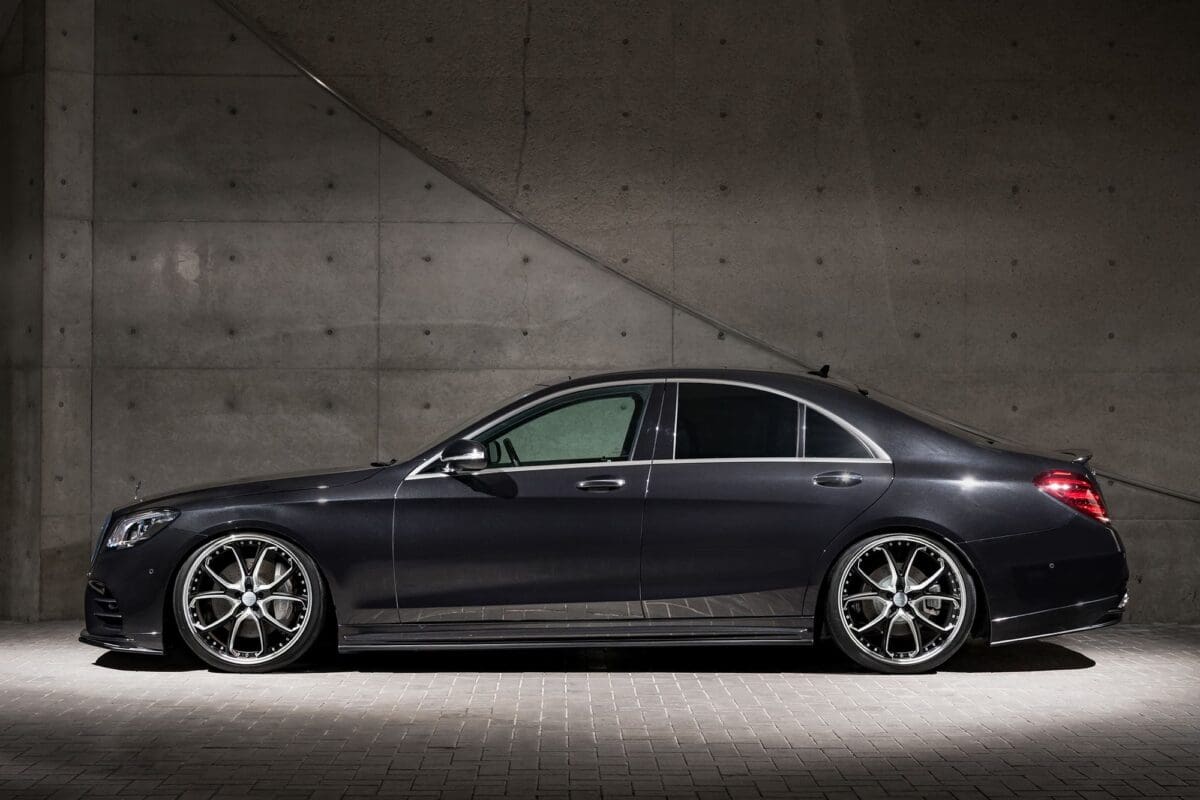 M’z SPEED Prussian Blue Body Kit for S-Class W222 S450 AMG Line ...