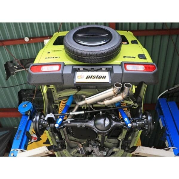 PISTON Works 5ZIGEN SP Double Muffler for JIMNY JB64W | Genuine Japanese Car Parts