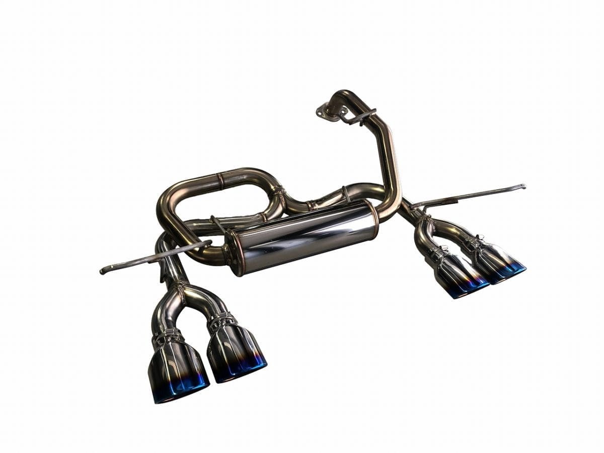 BLITZ NUR-SPEC CUSTOM EDITION Titanium Tail Quad EXHAUST 63567V for ...
