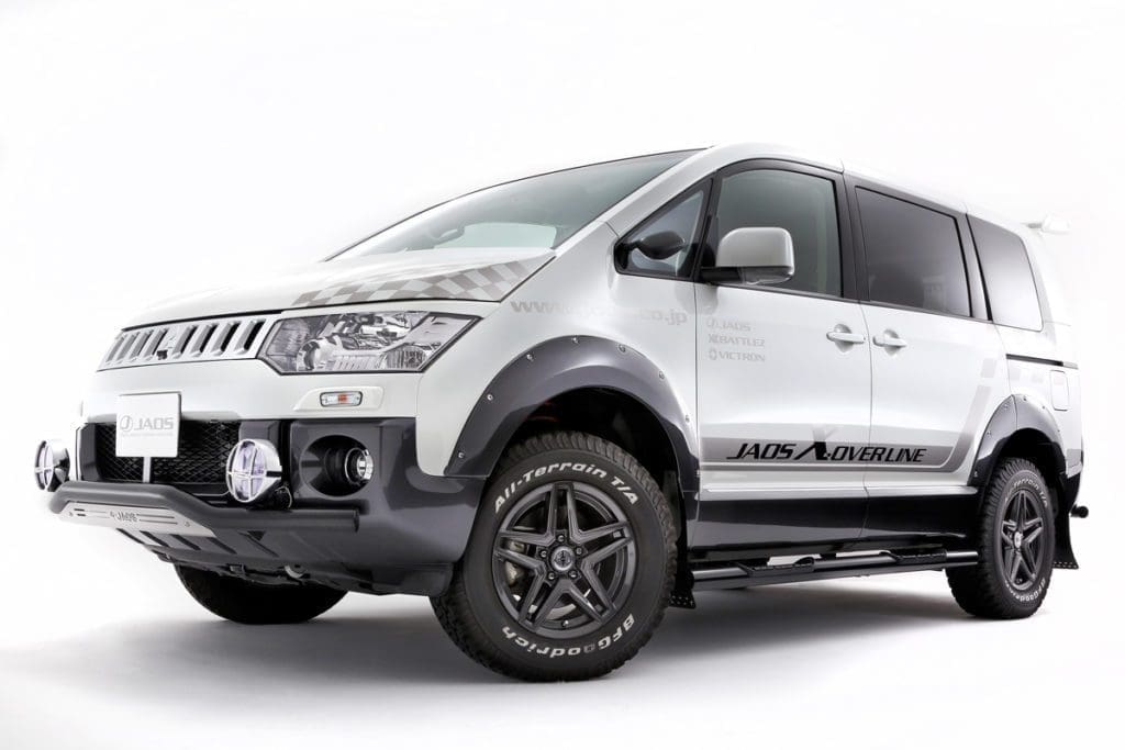 JAOS Fender Garnish Type-X For DELICA D:5 | Genuine Japanese Car Parts