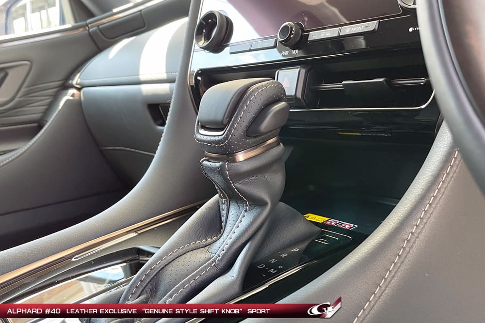 GRAZIO LEATHER EXCLUSIVE GENUINE STYLE SHIFT KNOB for ALPHARD 2023 ...