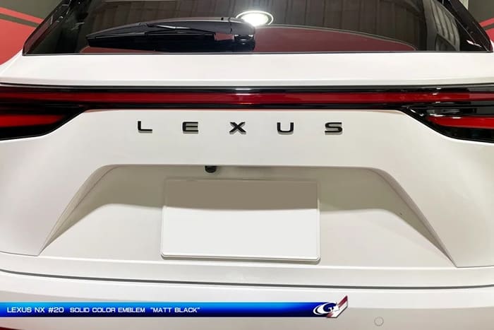GRAZIO "LEXUS" SOLID COLOR EMBLEM for LEXUS - Genuine Japanese Car Parts