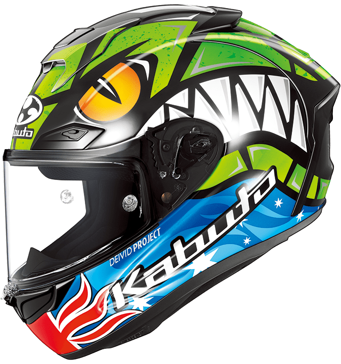 KABUTO F-17 REMY GARDNER FULL FACE HELMET - Genuine Japanese Car Parts