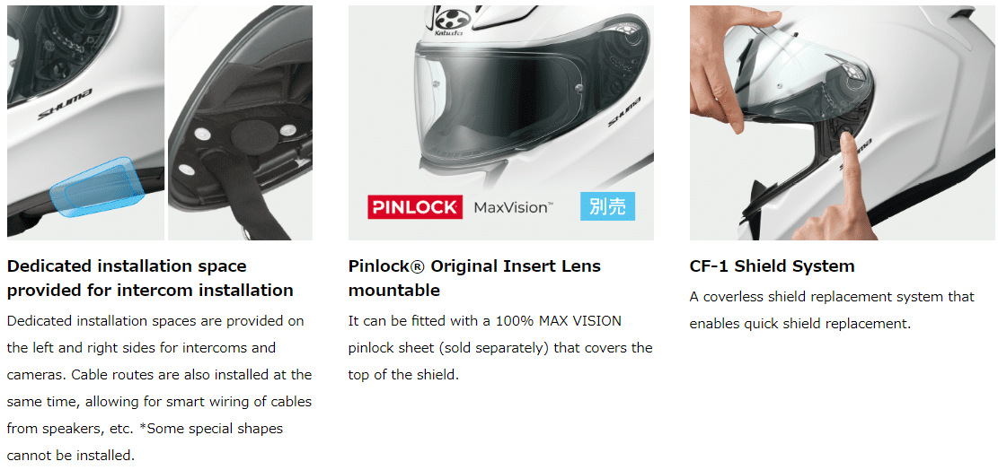 KABUTO SHUMA TREAD FULL FACE BLACK SERIES HELMET - Genuine Japanese Car ...