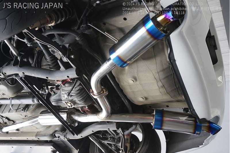 J'S RACING S2000 R304 SUS Exhaust Dual 60RS for S2000 AP1/2 - Genuine ...