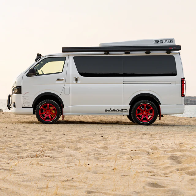 GIBSON OMEGA Side Step For Hiace 200 1~7 - Genuine Japanese Car Parts