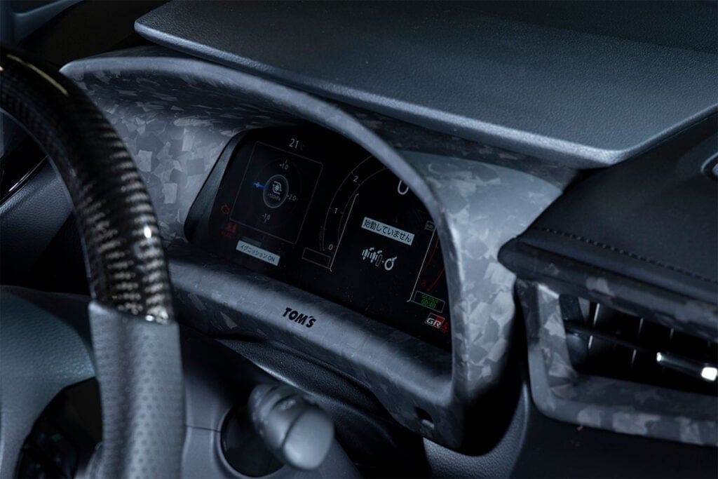 TOM'S Meter Inner Hood for GR Corolla - Genuine Japanese Car Parts