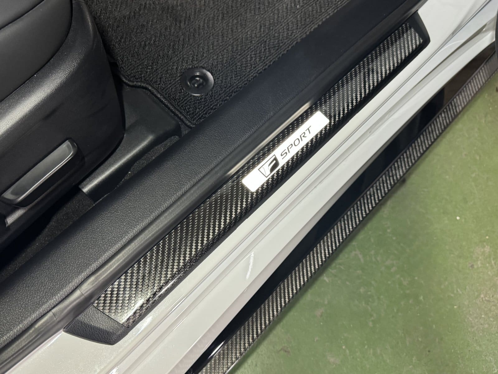 LEMS Dry Carbon Scuff Plate Panel set for Lexus IS500 - Genuine ...