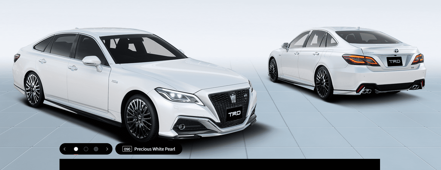 TRD Body Kit for Toyota Crown RS 2020~2022 - Genuine Japanese Car Parts